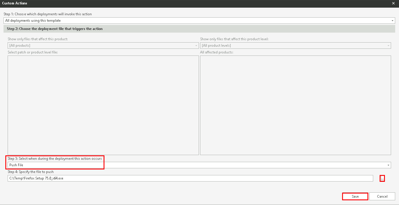 Custom Action Complete Tutorial for Ivanti Security Controls