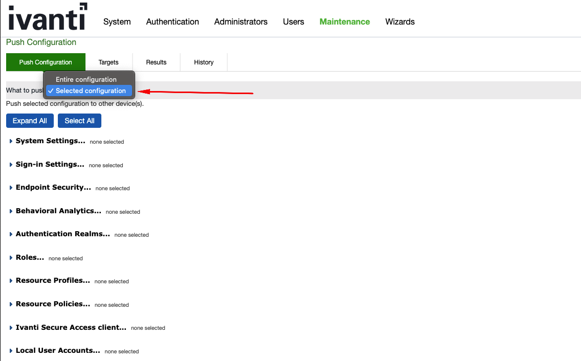 Ivanti Secure Desktop Client Does Not Receive New or Updated Connections After Connecting to Ics ...