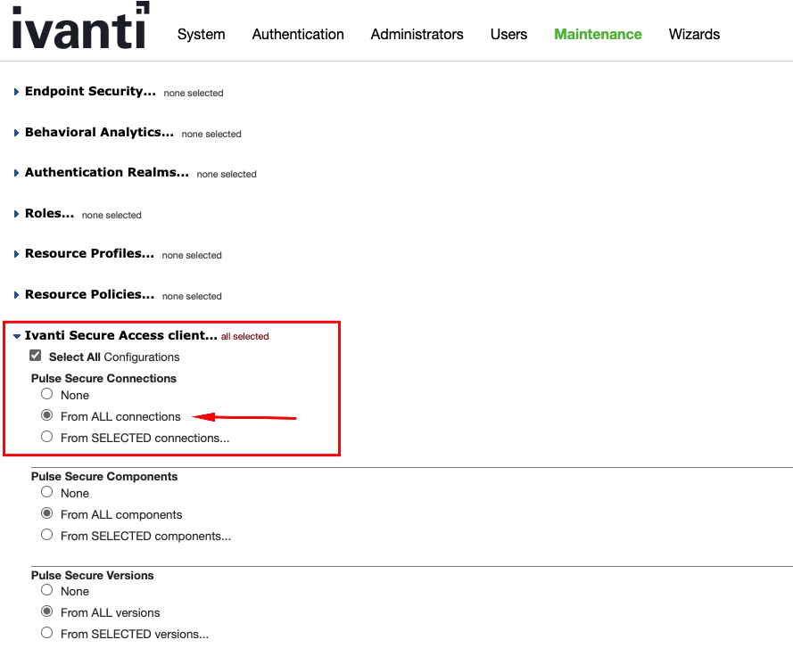 Ivanti Secure Desktop Client Does Not Receive New or Updated ...