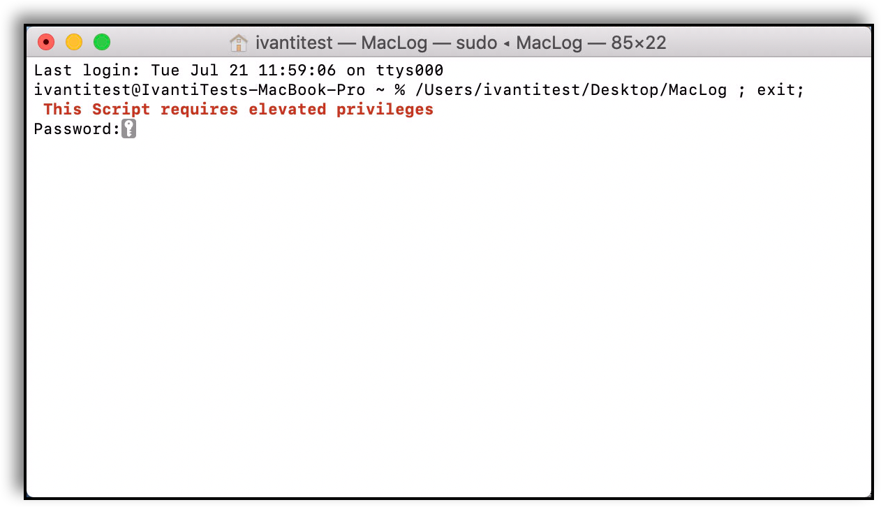 How to Gather macOS EPM Agent logs for Ivanti Support