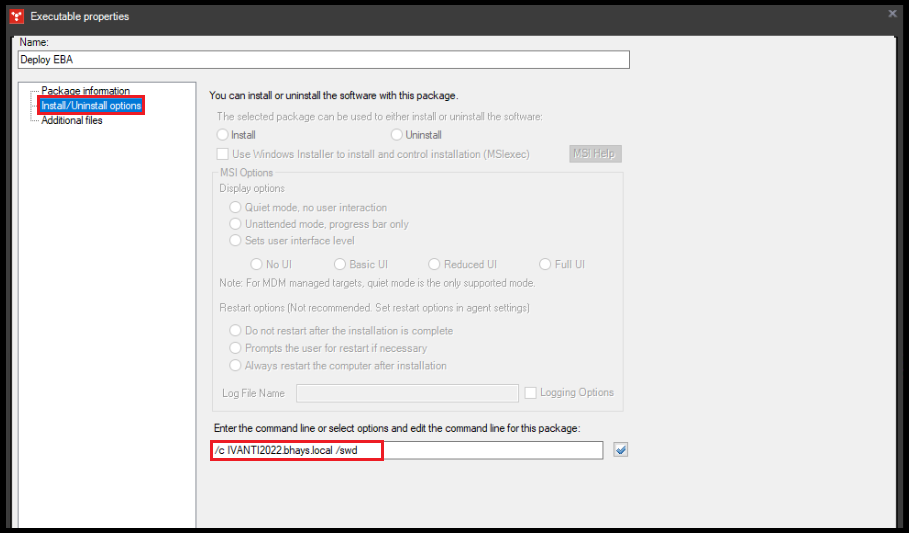Deployment Methods for Endpoint Manager Engine Based Agents