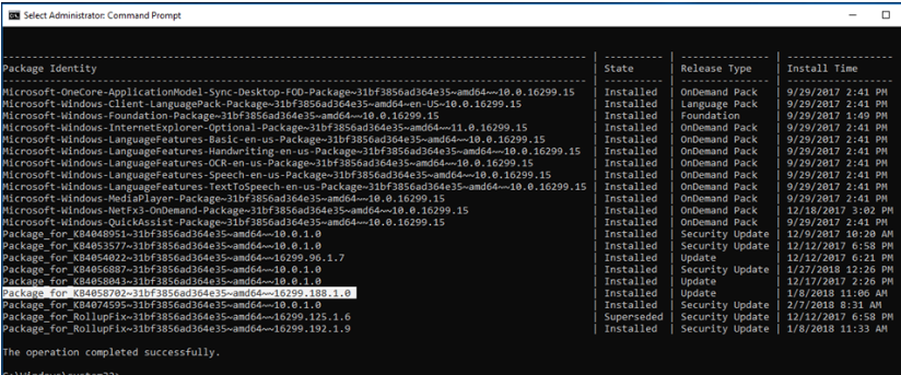 How to Uninstall Windows Updates Using Dism