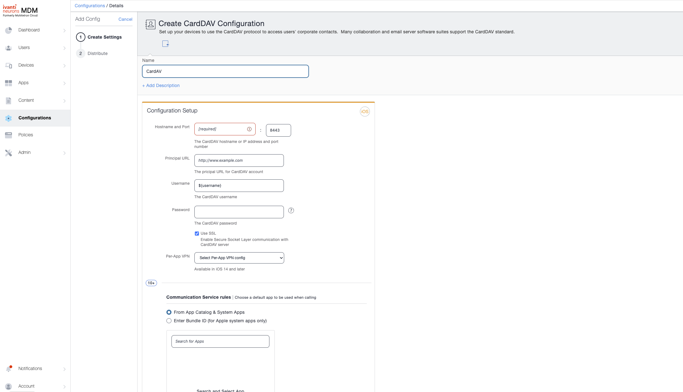 N-MDM -- How to set up your devices to use the CardDAV protocol to ...