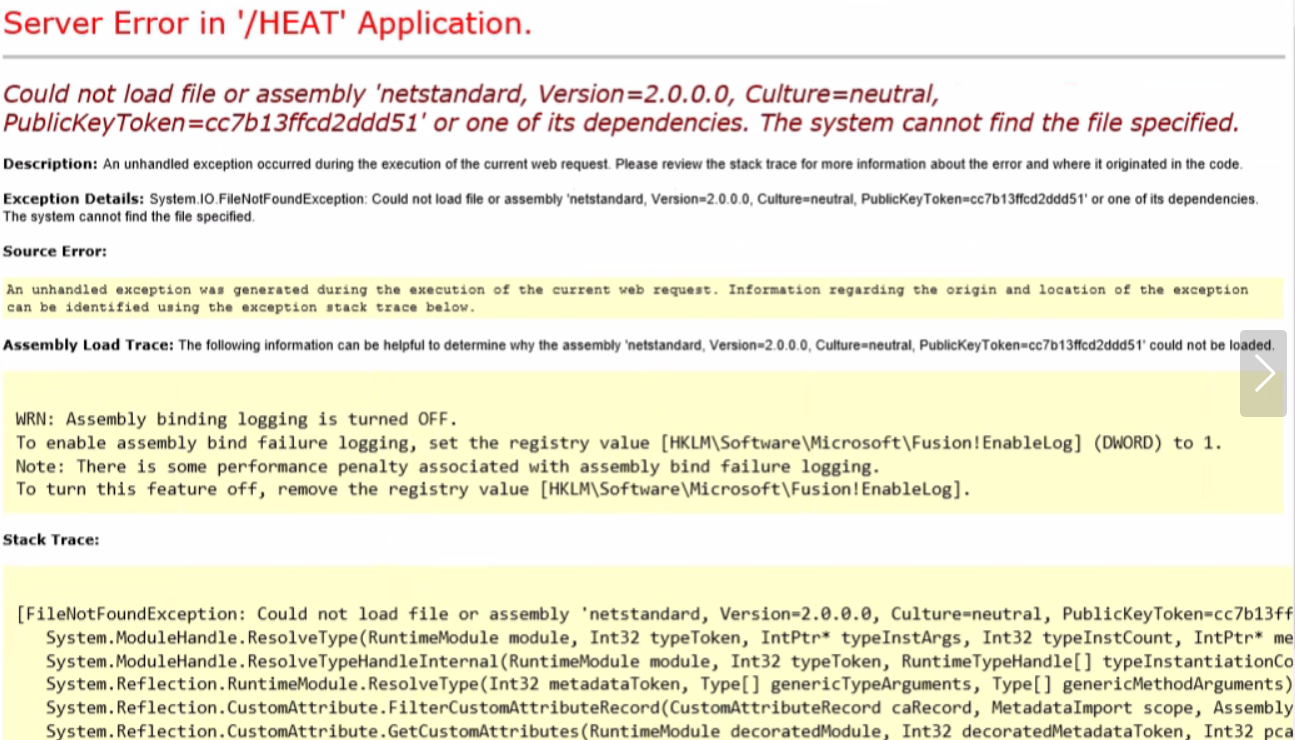 Unable to Authenticate User with the Tenant CentralConfig: Internal Server Error