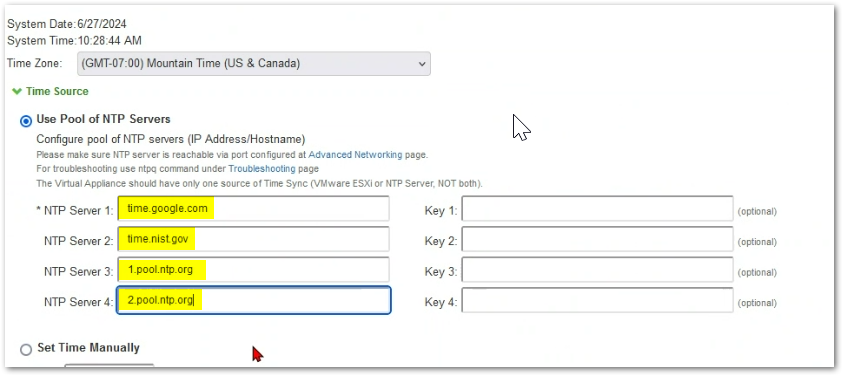 NTP Best Practices & Recommendations for Ivanti Connect/Policy Secure