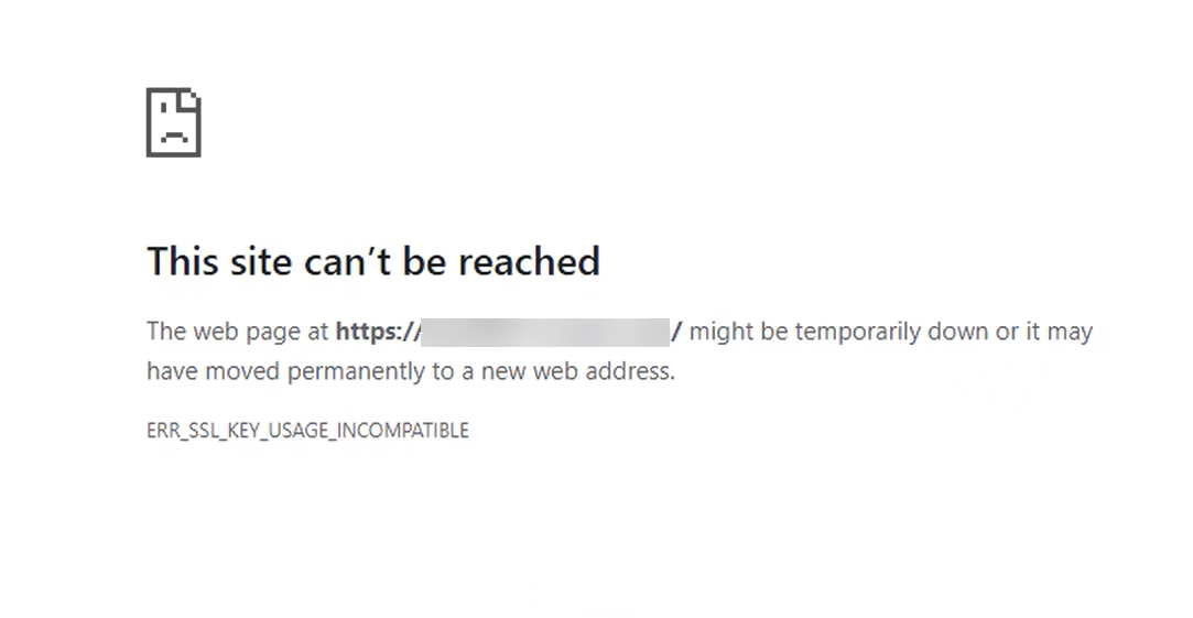 ERR_SSL_KEY_USAGE_INCOMPATIBLE