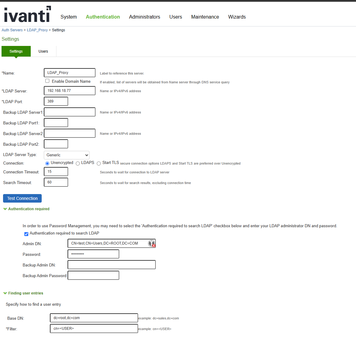 How to Configure DUO LDAP Proxy with Ivanti Connect Secure