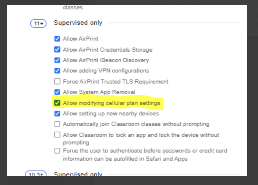 N-MDM - E-Sim Profile Not Downloading in iOS Devices During DEP Enrollment
