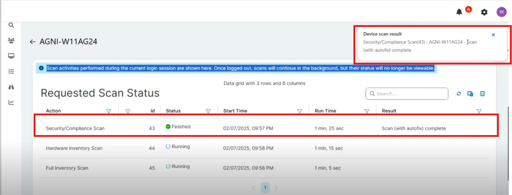 Real-Time Scan Tracking Results in Web Console 2.0 for Inventory and ...