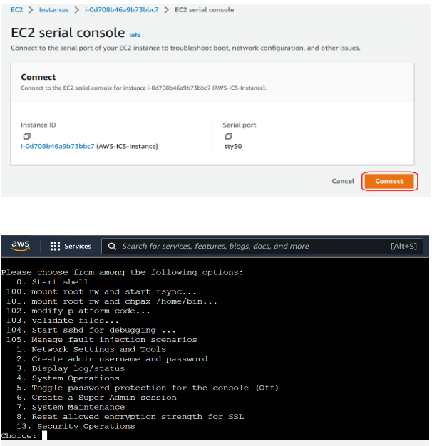 How to Collect Console Logs From the ICS/IPS Server