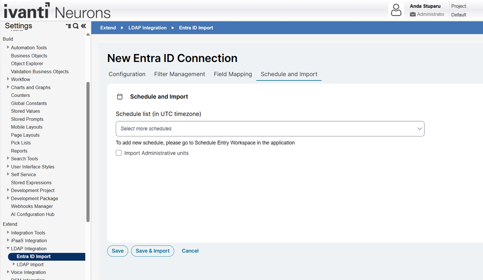 Entra ID ITSM Users Import - Setup and Troubleshooting
