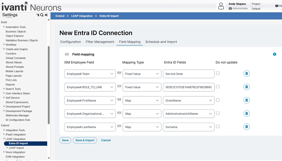 Entra ID ITSM Users Import - Setup and Troubleshooting