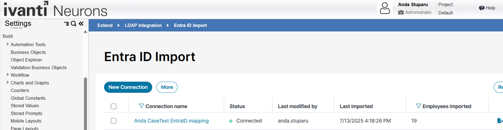 Entra ID ITSM Users Import - Setup and Troubleshooting