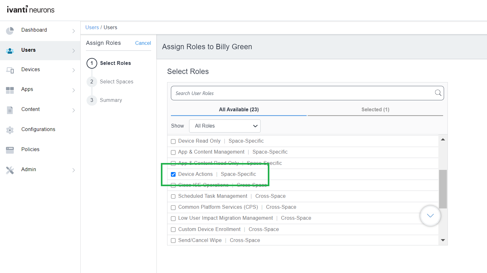 Use user portal to change current password