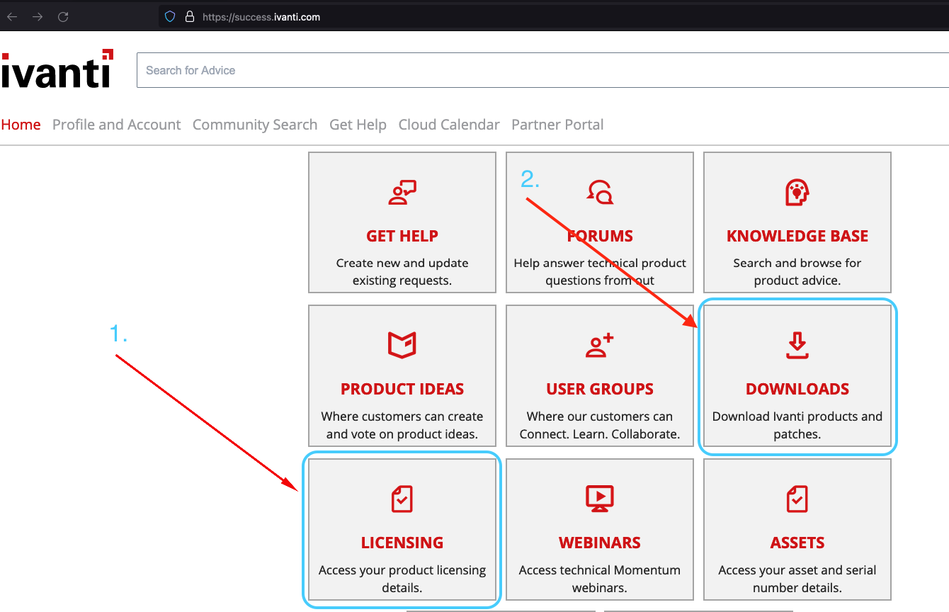 How to Access the Downloads for Ivanti Pulse Secure (ICS, IPS, vADC ...