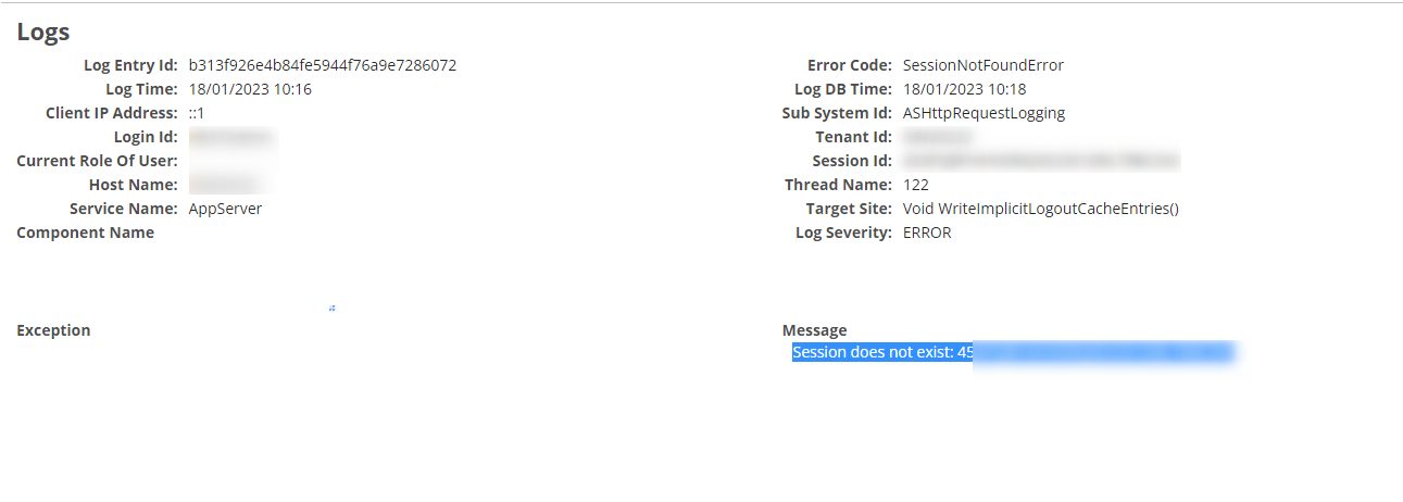 Unhandled System Exception an Error Occurred While Executing the Command Definition