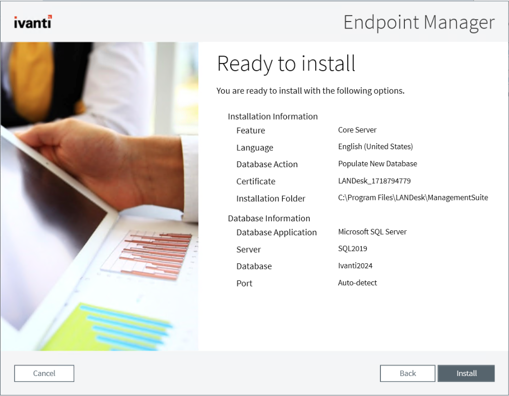 Ivanti Endpoint Manager 2024 Install Guide
