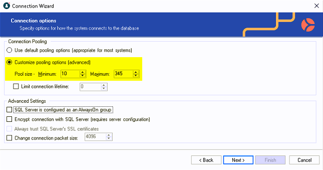 Could Not Connect to SQL Server Database -All Pooled Connections Were in Use and Max Pool Size ...