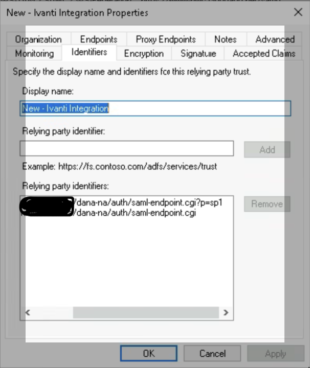 SAML Transfer Failed Failure Response From IDP
