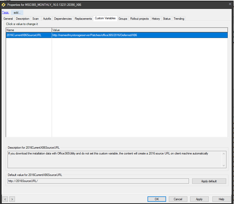 Patching Office 365 with EPM