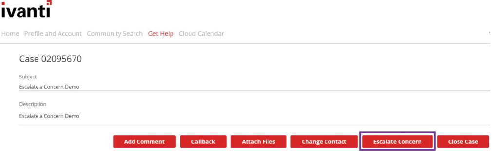How to Use the Escalate Concern Button on Your Case