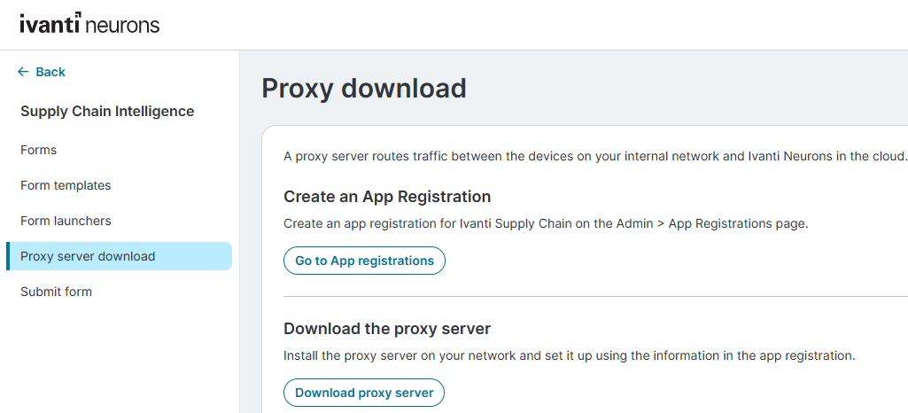 Install and Configure Proxy Server for Velocty Forms